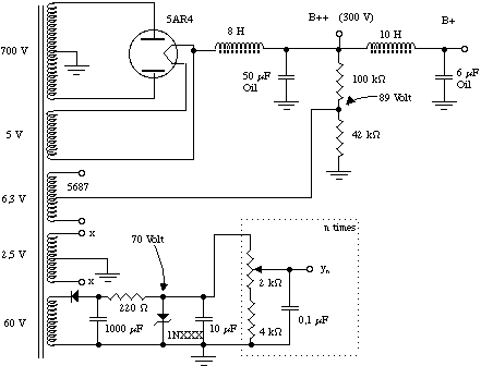 6f3单端电路图,6l6单端电路图,6n6单端电路图_大山谷图库